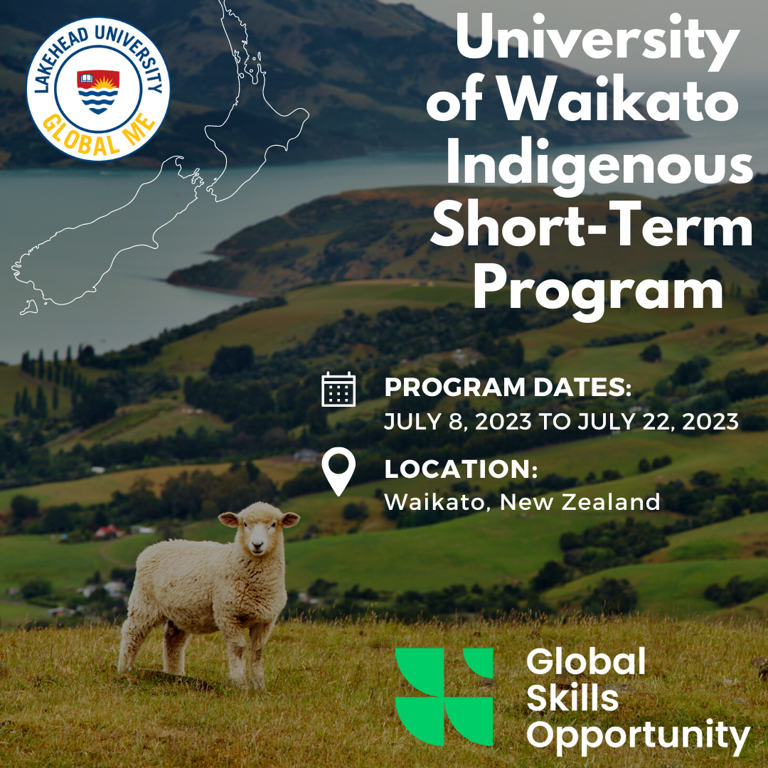 University of Waikato Indigenous Short-Term Program Information Session | Lakehead University